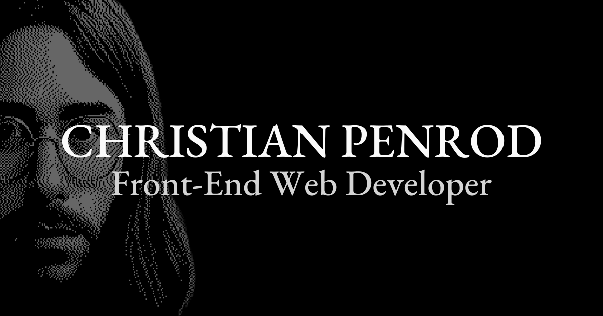 Christian Penrod | Blog